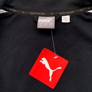 Puma | Jackets & Coats | Nwt Puma Unisex Black Fleece Track Jacket ...